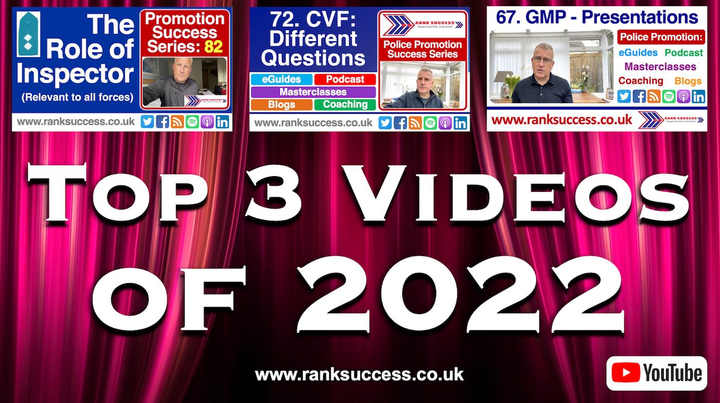 2022 In Review: Top 3 Police Promotion Videos